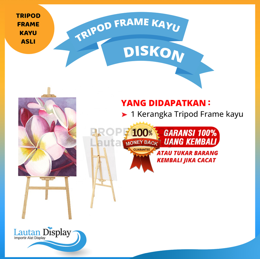 Menyediakan Stand Banner Dari Kayu