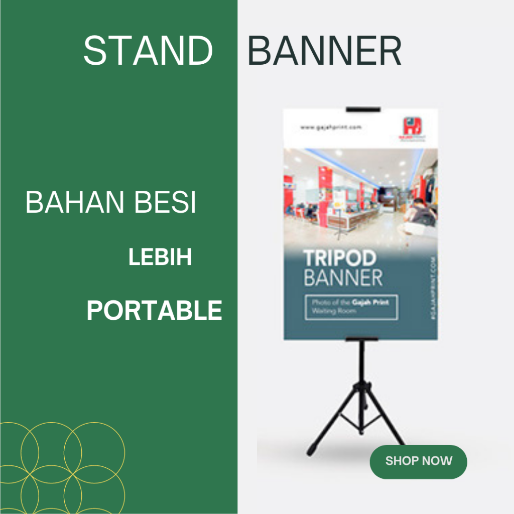 Produsen Stand Banner Besi