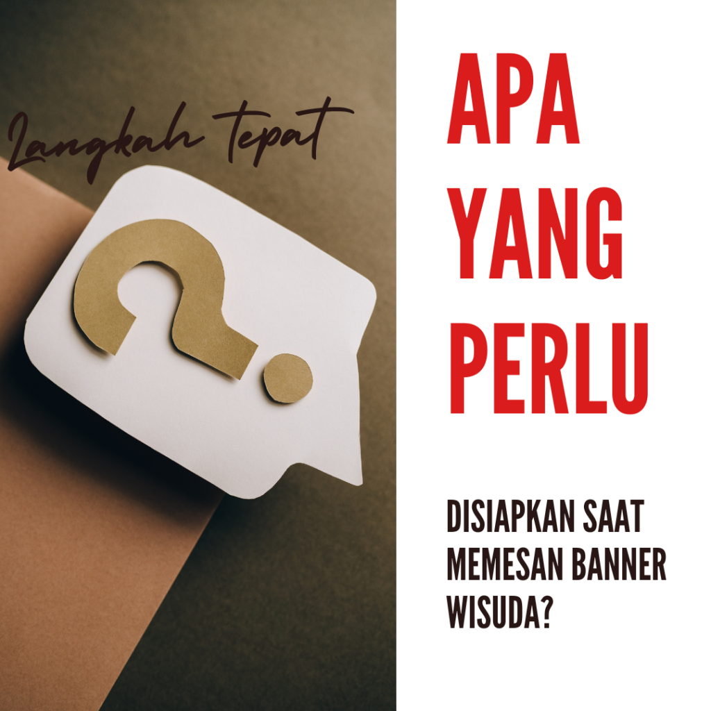 Supplier Stand Banner Wisuda - Murah