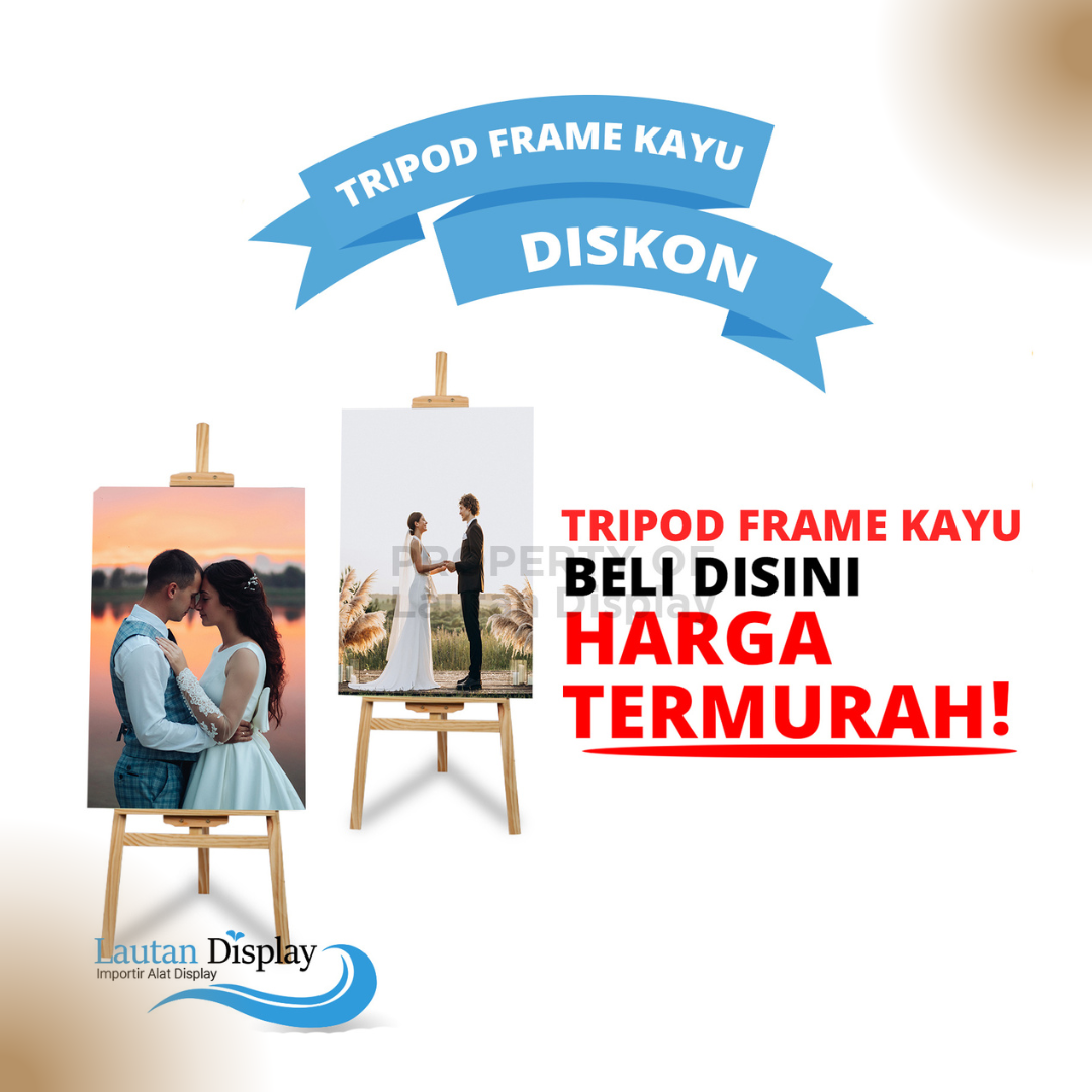 Pabrik Standing Banner Kayu