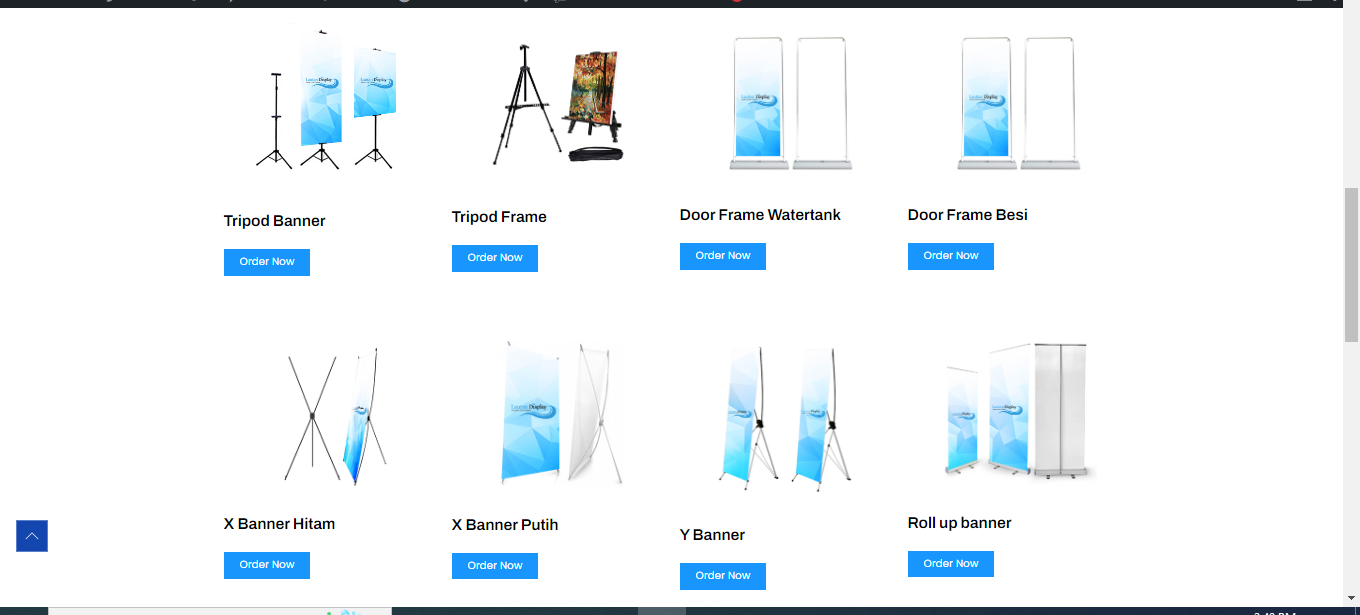 Tempat Stand Banner berdiri