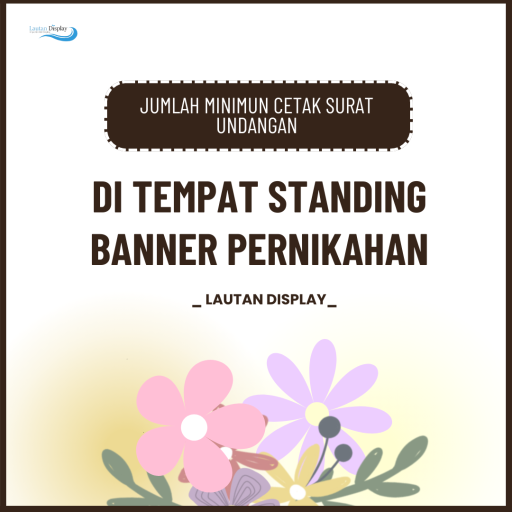 Tempat Standing Banner Pernikahan
