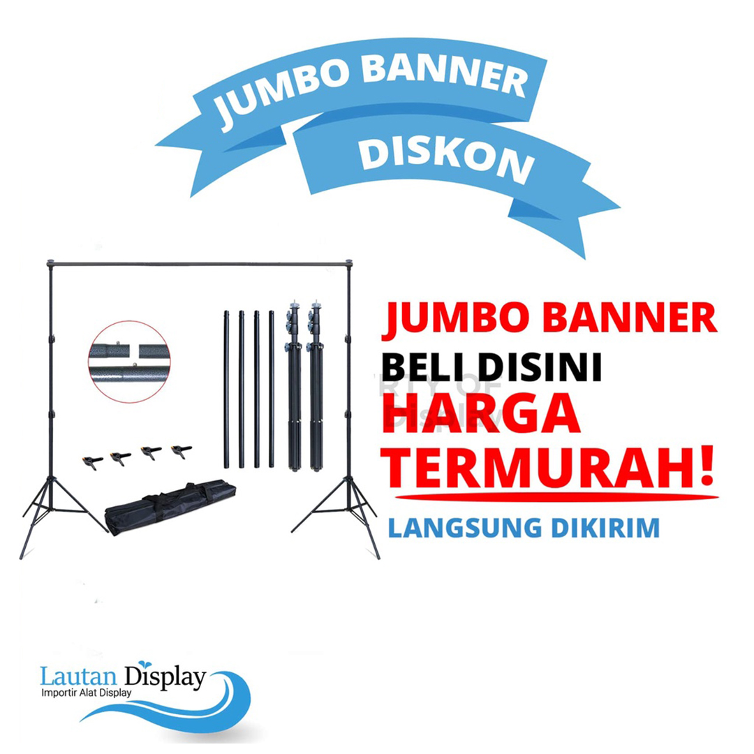 Supplier stand banner - Lautan Display