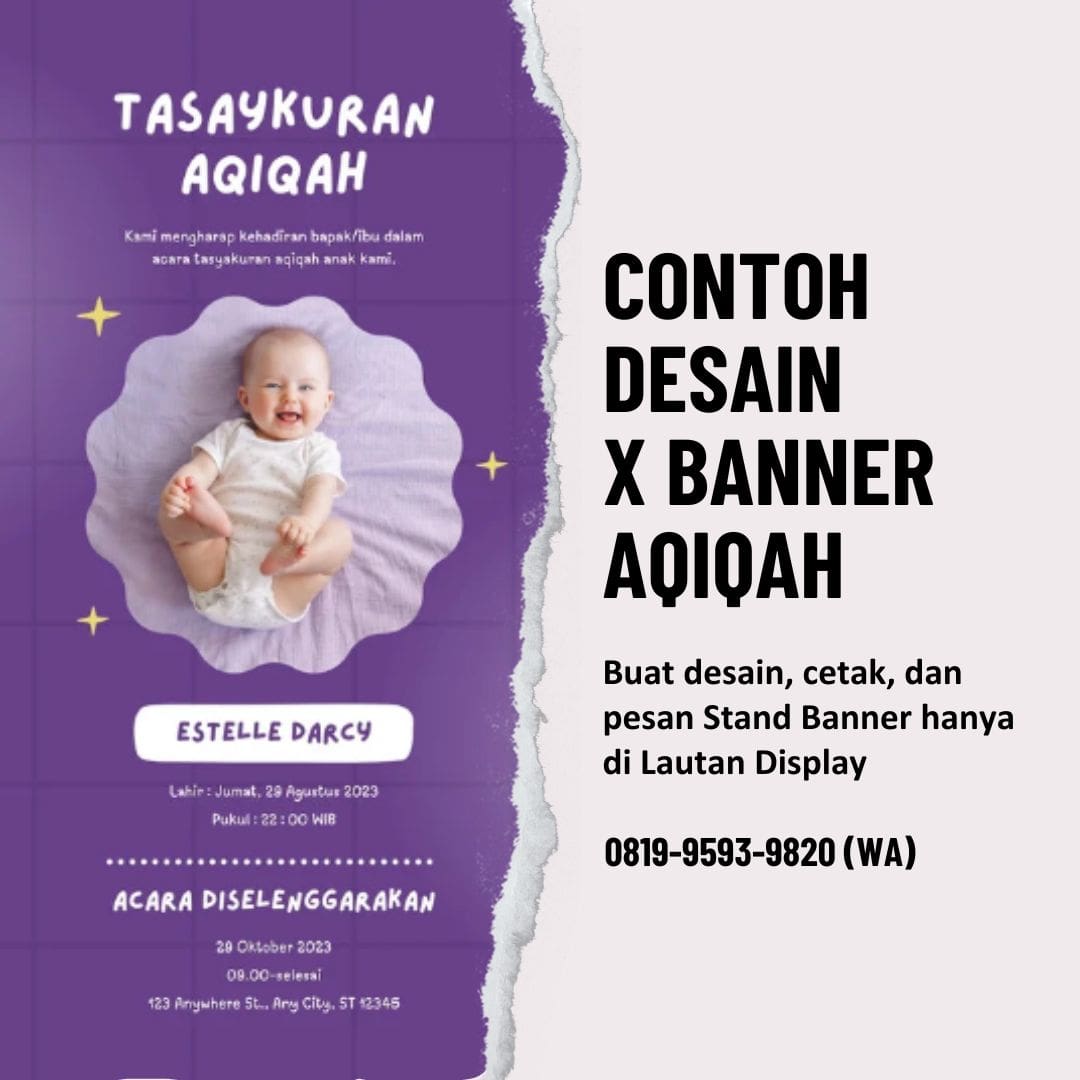 Desain Kartu Ucapan Aqiqah Bayi - Infoupdate.org