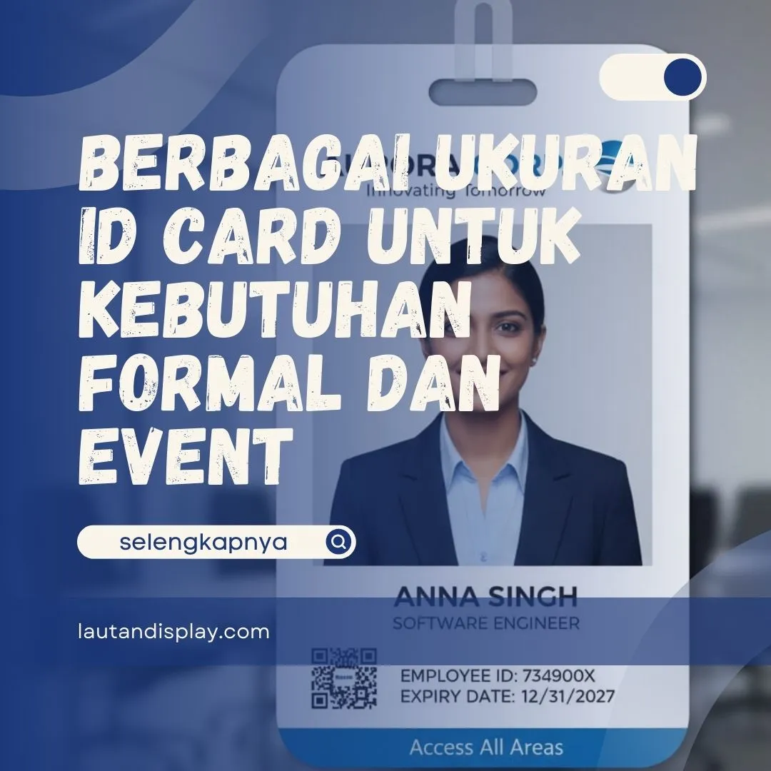 Berbagai Ukuran ID Card untuk Kebutuhan Formal dan Event