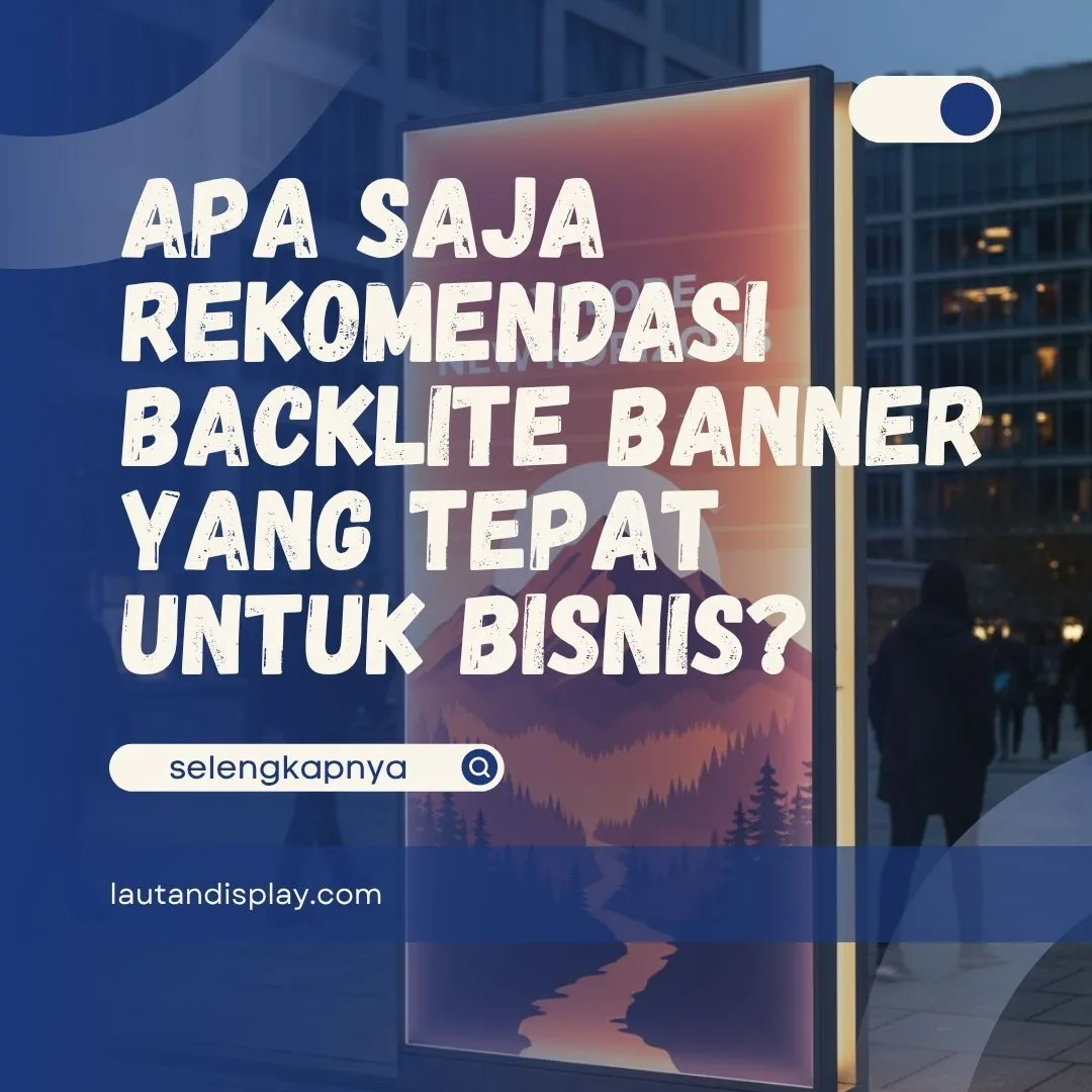 Apa Saja Rekomendasi Backlite Banner yang Tepat untuk Bisnis?