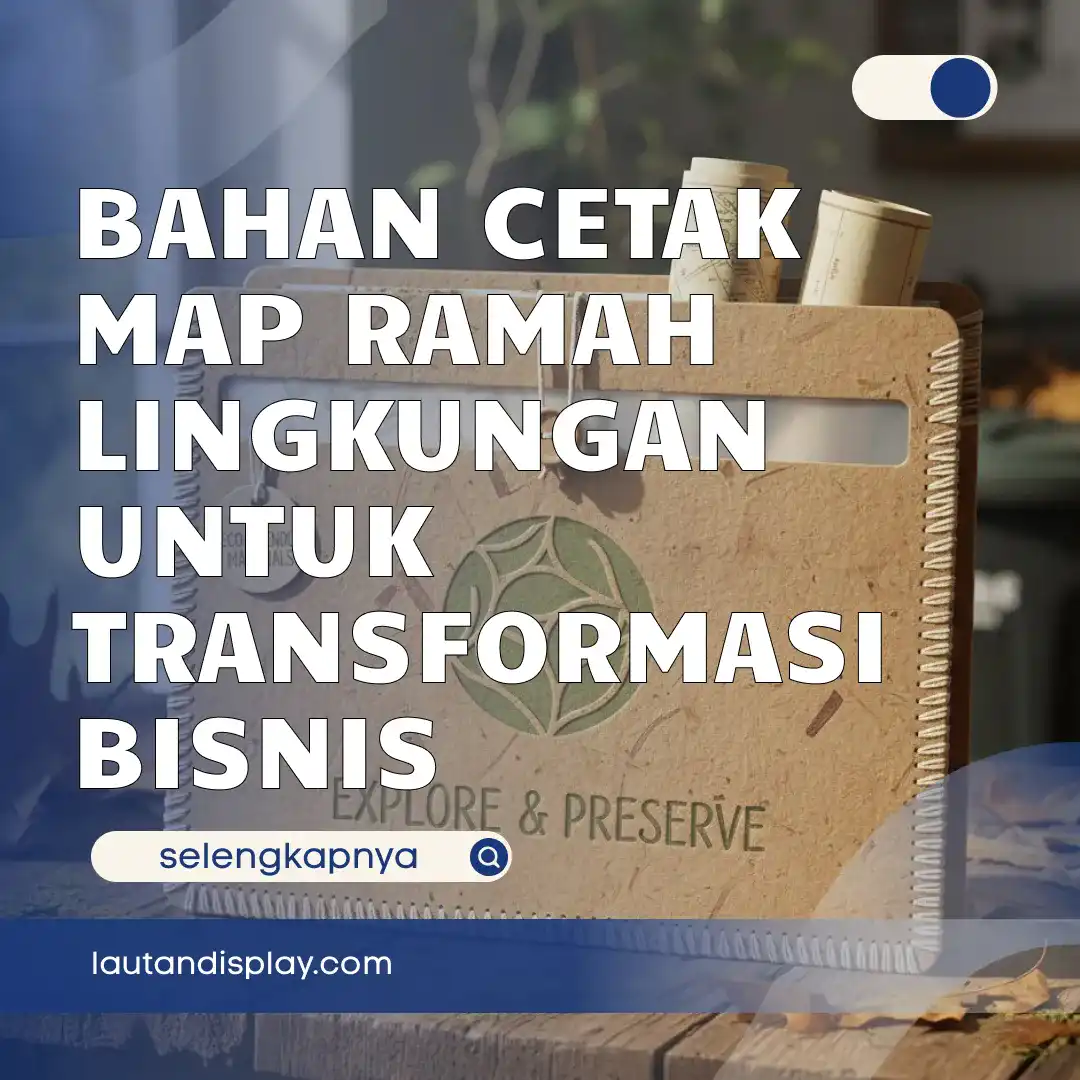Bahan Cetak Map Ramah Lingkungan untuk Transformasi Bisnis