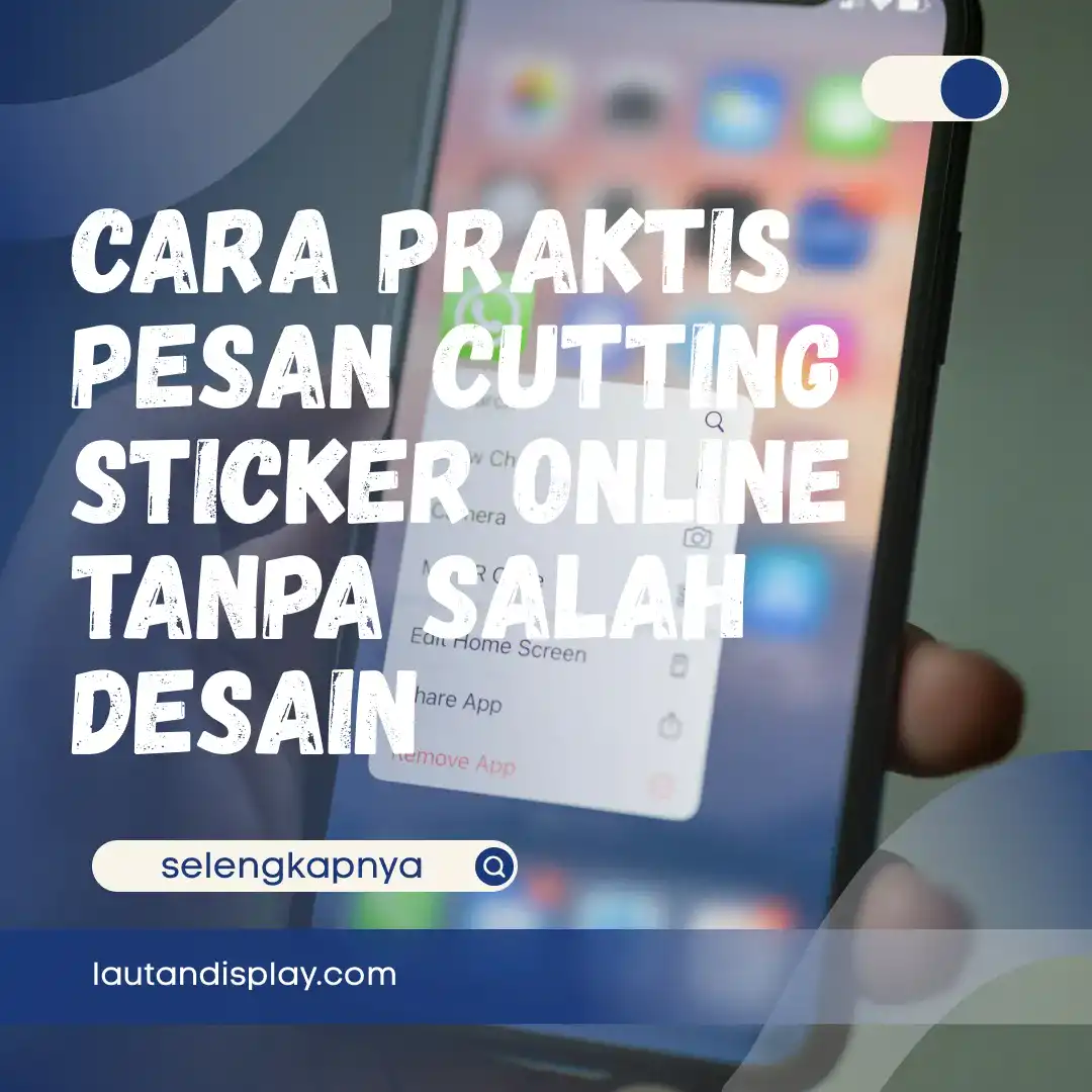 Cara Praktis Pesan Cutting Sticker Online Tanpa Salah Desain
