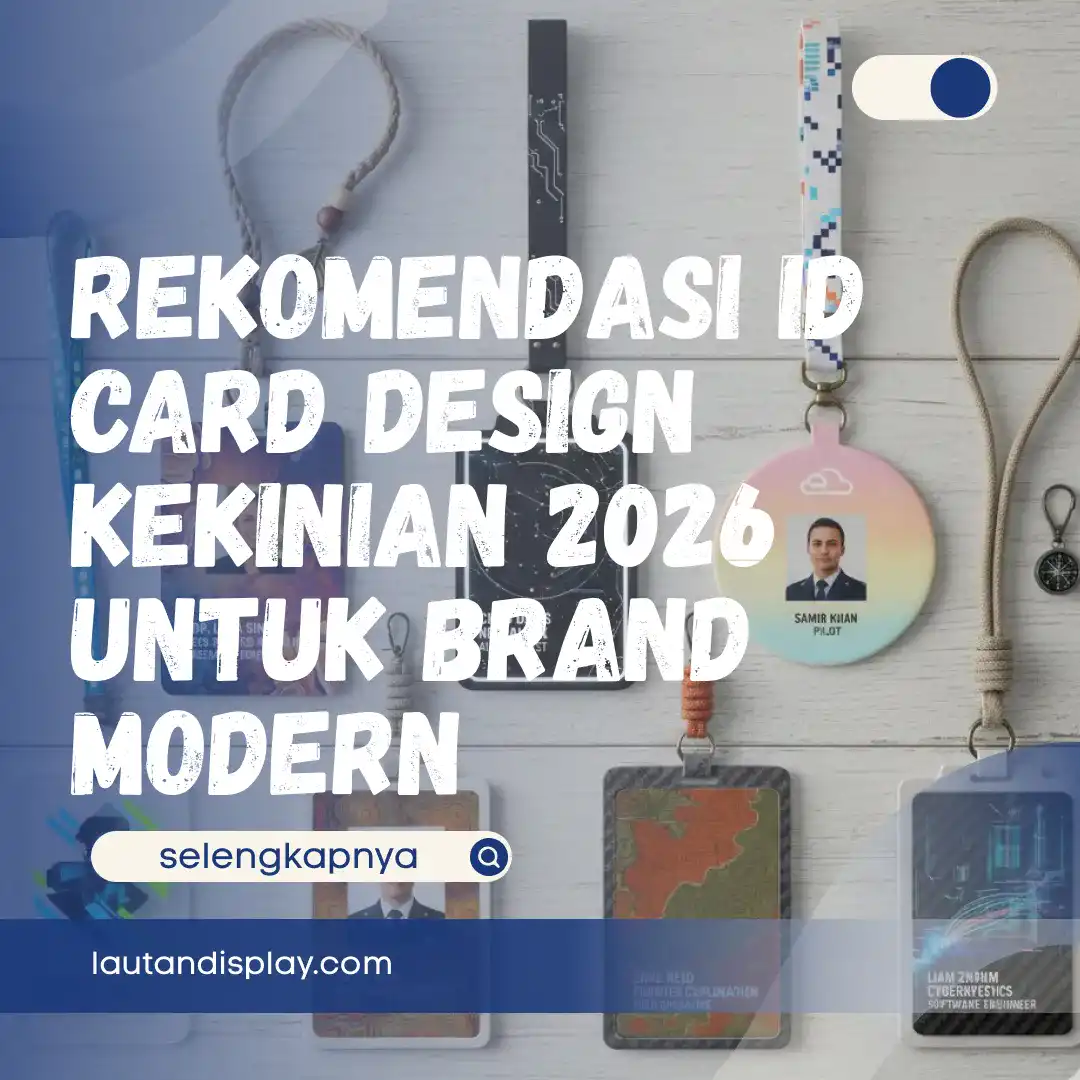 Rekomendasi ID Card Design Kekinian 2026 untuk Brand Modern